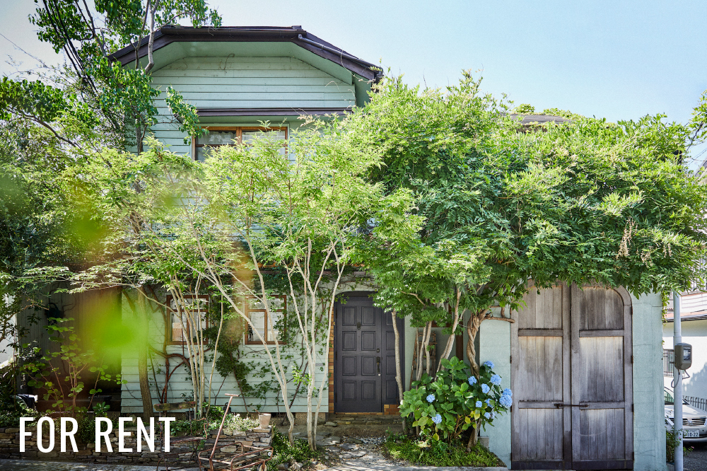 【FOR RENT】印象派の絵の中に入り込んだような”緑のお家” | DEN PLUS EGG / デン・プラスエッグ